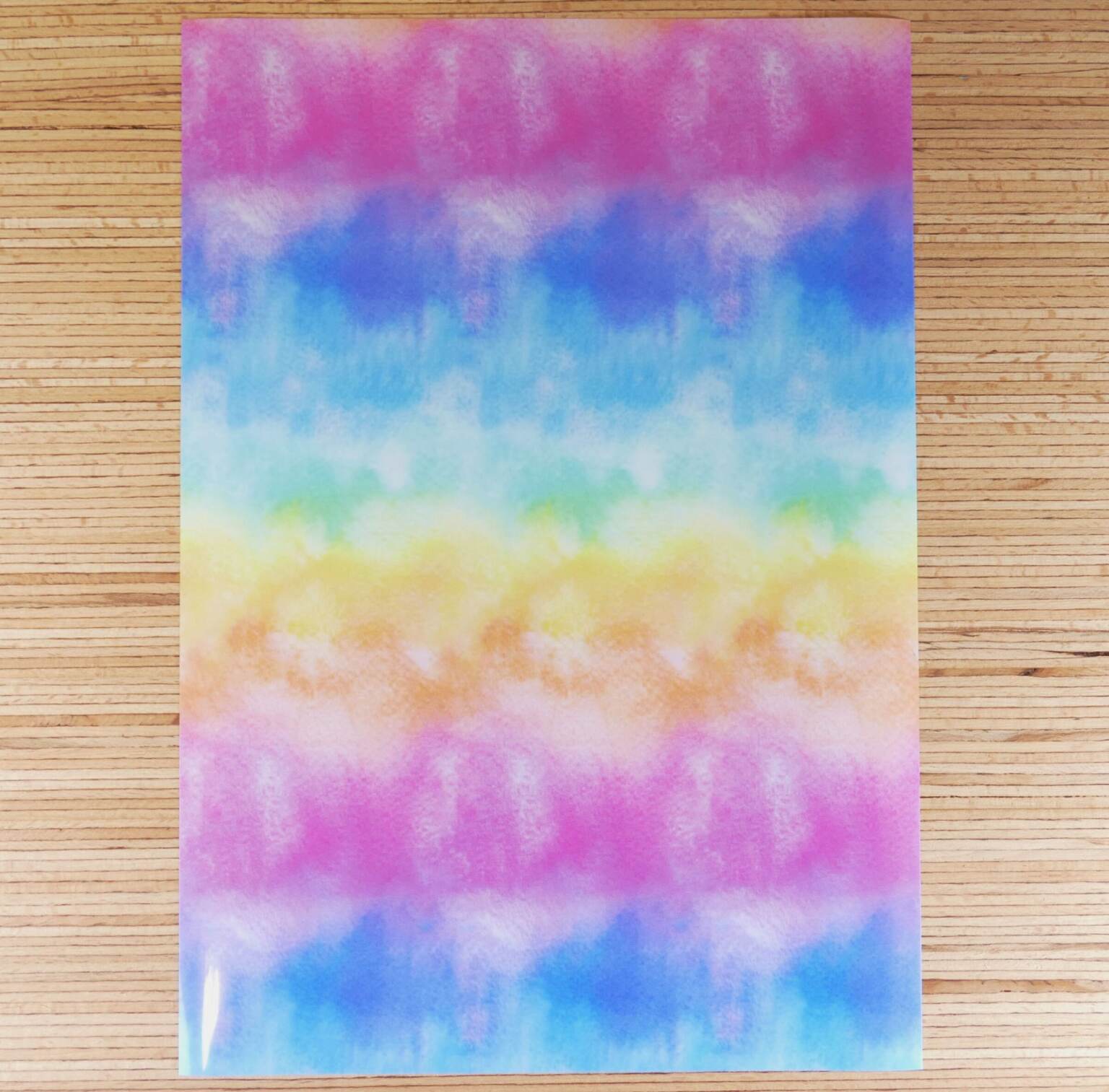 DIN A4 Flexfolie – Siser EasyPatterns® Plus – watercolor rainbow – Tigerlilly